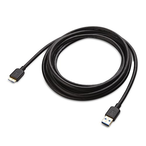 Cable Matters Long Micro USB 3.0 Cable 10 ft (External Hard Drive Cable, USB to USB Micro B Cable) in Black