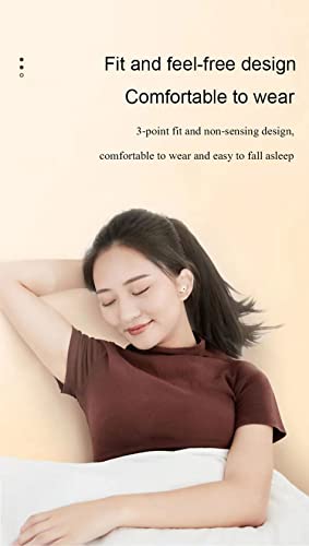 Loluka True Wireless Earbuds Stereo HiFi Music Waterproof Noise-Cancelling Mini in-Ear Discreet with Wireless Charging Case,5.0 True Wireless Earbuds Bluetooth Earphones