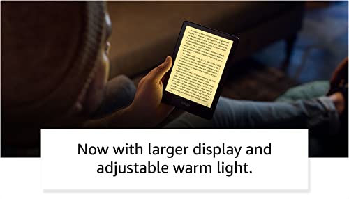 Kindle Paperwhite Signature Edition (32 GB) – With a 6.8" display, wireless charging, and auto-adjusting front light – Without Lockscreen Ads – Denim