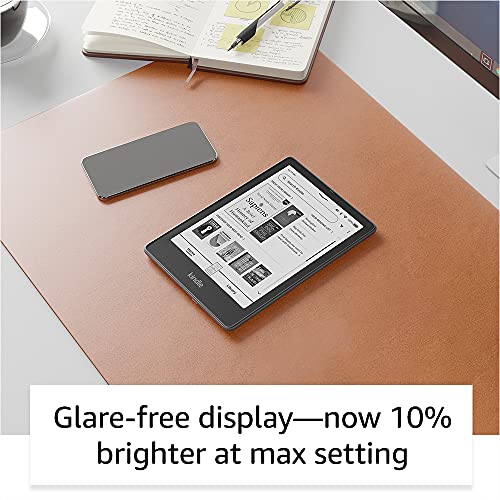 Kindle Paperwhite Signature Edition (32 GB) – With a 6.8" display, wireless charging, and auto-adjusting front light – Without Lockscreen Ads – Denim
