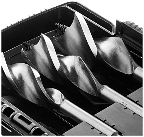 Amazon Brand - Denali Drill Bit Set, Auger, 6-Piece