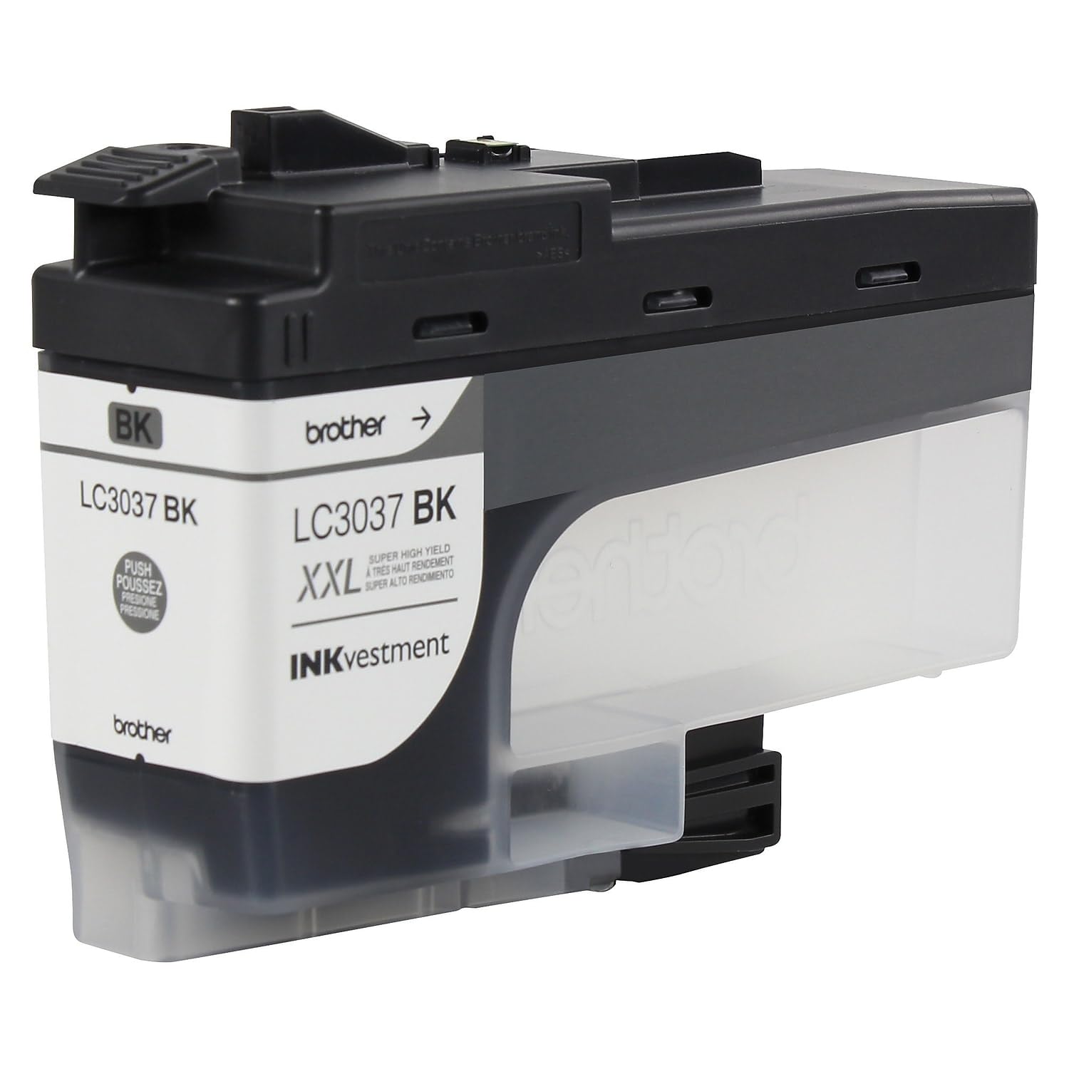 Brother Genuine LC3037BK, Single Pack Super High-yield Black INKvestment Tank Ink Cartridge, Page Yield Up To 3,000 Pages, LC3037, Amazon Dash Replenishment Cartridge