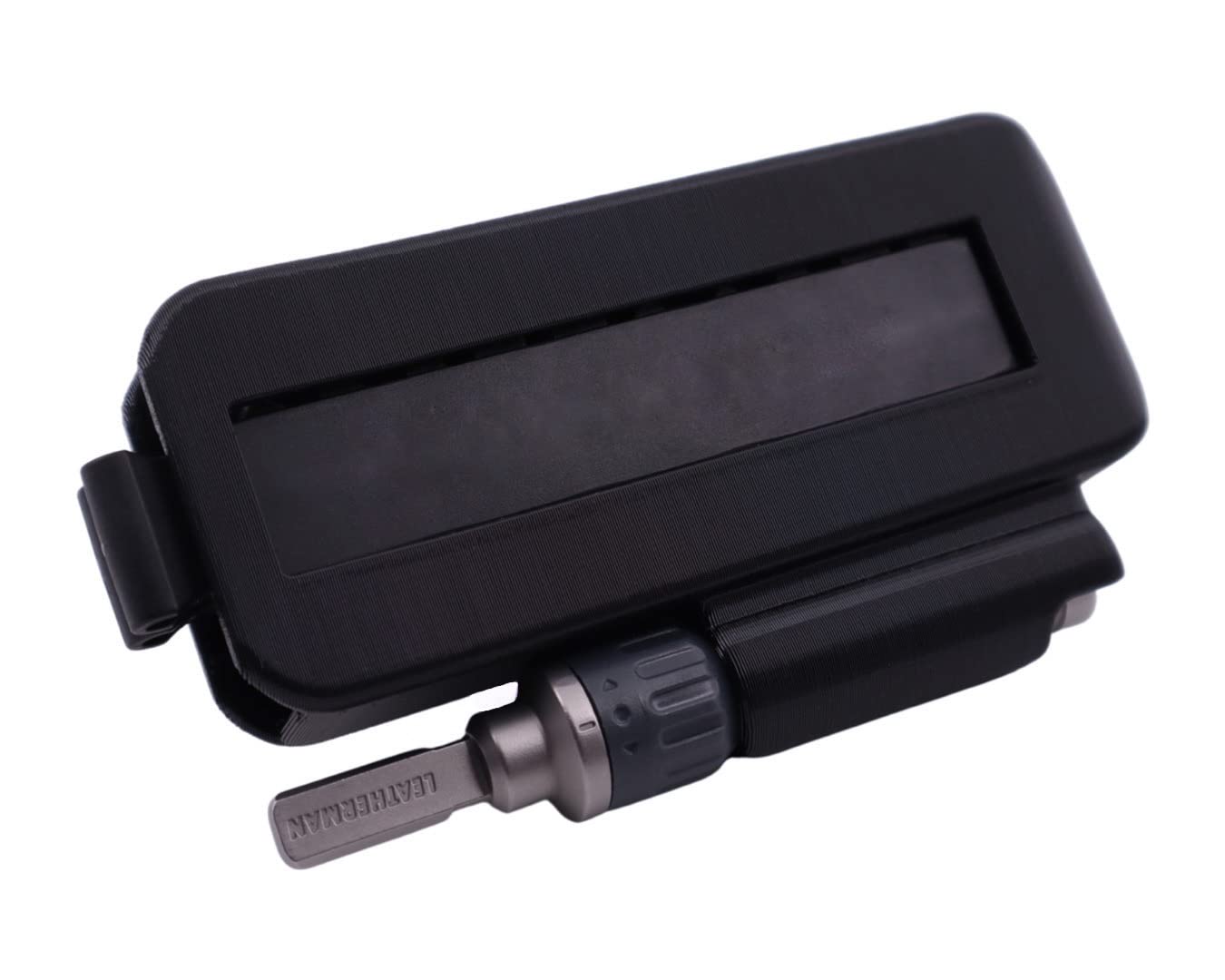 HoldMyGear Sheath compatible with Leatherman Bit Kit and Ratchet Driver Extender (Tools not Included) (1.5" belt clip)