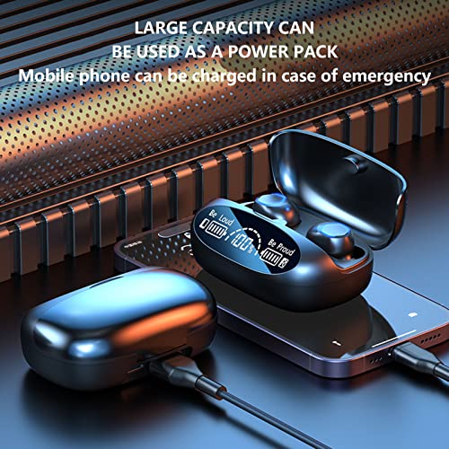 Wireless Earbuds Bluetooth Headphones, M22 TWS Bluetooth Headset, Wireless Sports Touchs Waterproof Super Long Battery Life Music Binaural Subwoofer Earplugs, Noise Cancelling Earbuds for Sleep