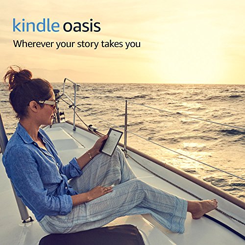 Kindle Oasis E-reader (Previous Generation - 9th) β Graphite, 7" High-Resolution Display (300 ppi), Waterproof, Built-In Audible, 32 GB, Wi-Fi (Closeout)