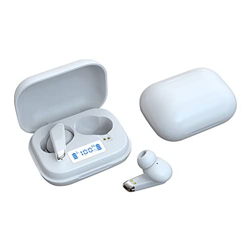 Wireless Bluetooth Headphones Premium Sound Quality Wireless Charging Case Digital LED Intelligence Display,Earphones Built-in Mic Headset for Sport