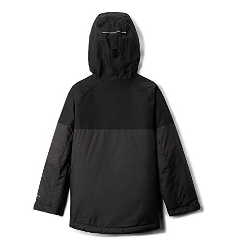 Columbia Boys Alpine Action Ii Jacket, Black Heather, Black, Medium
