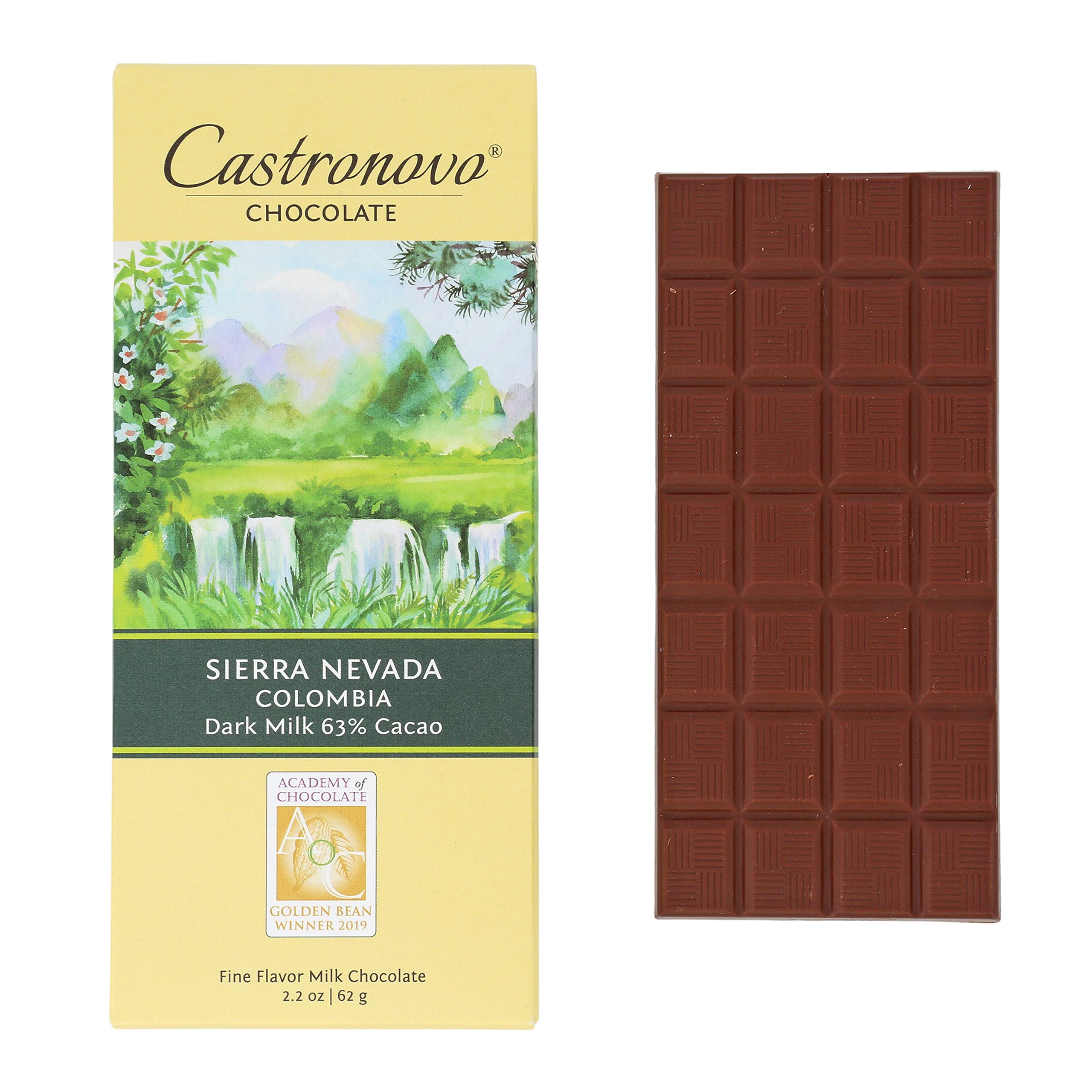 Sierra Nevada Colombia Dark Milk Chocolate 63% (3 bars)