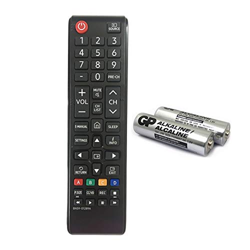BN59-01289A Replacement for Samsung TV Remote Control (Non Universal) for UN55MU6290F UN40MU6290 UN55MU6490 UN55MU6071F UN65MU6070F UN40NU7100 UN43MU6290 UN55MU6290 with GP Alkaline 2pcs Batteries