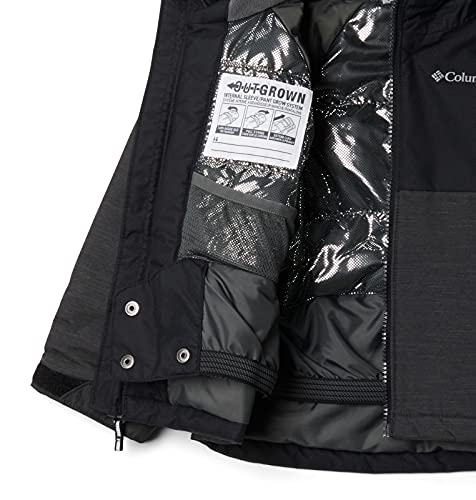 Columbia Boys Alpine Action Ii Jacket, Black Heather, Black, Medium
