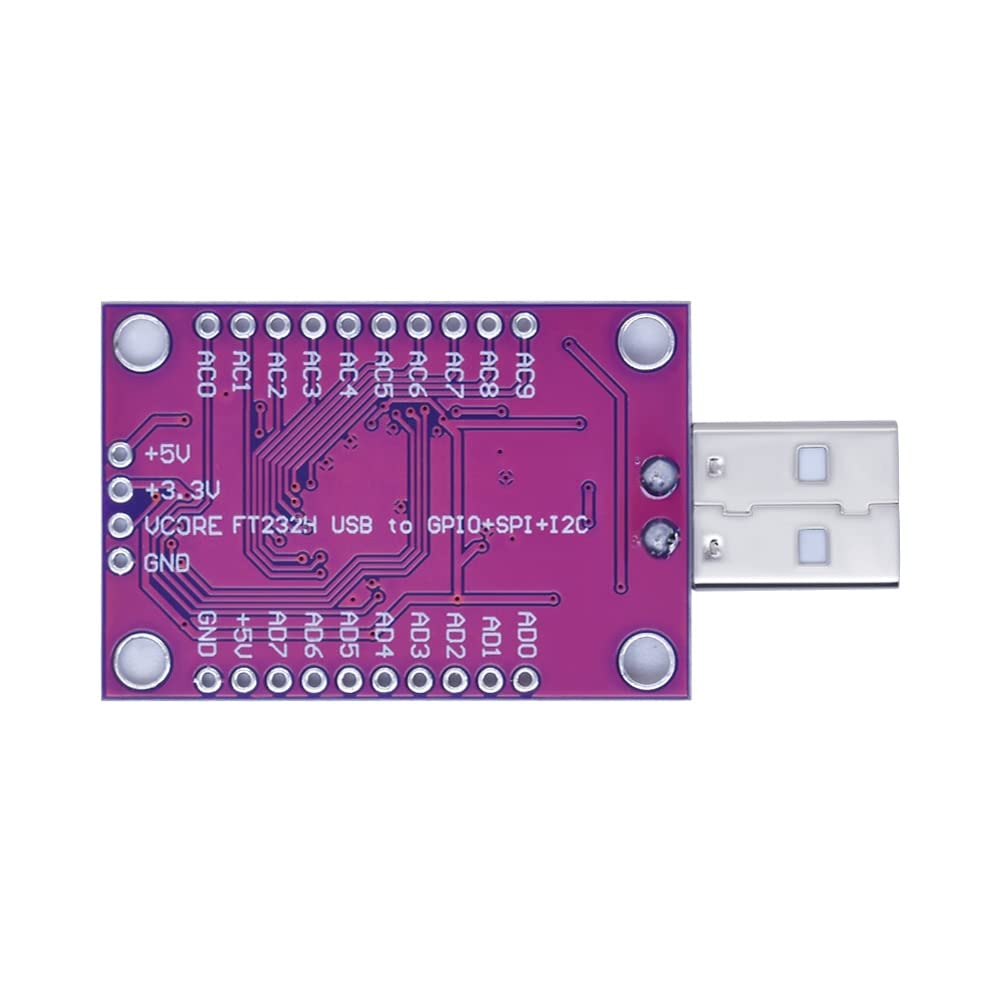 MCU FT232H high-Speed Multi-Function USB to JTAG UART/FIFO SPI/I2C Module