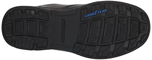 Skechers USA Men's Men's Segment 2.0 Goodyear Rubber Low Profile Round Toe Lace Up Oxford, Blk, 10