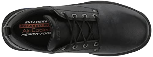 Skechers USA Men's Men's Segment 2.0 Goodyear Rubber Low Profile Round Toe Lace Up Oxford, Blk, 10