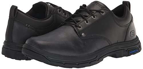 Skechers USA Men's Men's Segment 2.0 Goodyear Rubber Low Profile Round Toe Lace Up Oxford, Blk, 10