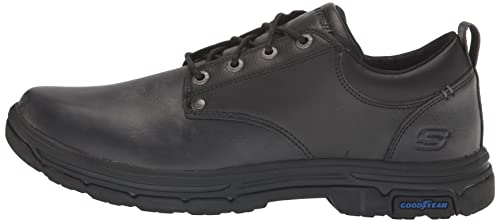 Skechers USA Men's Men's Segment 2.0 Goodyear Rubber Low Profile Round Toe Lace Up Oxford, Blk, 10