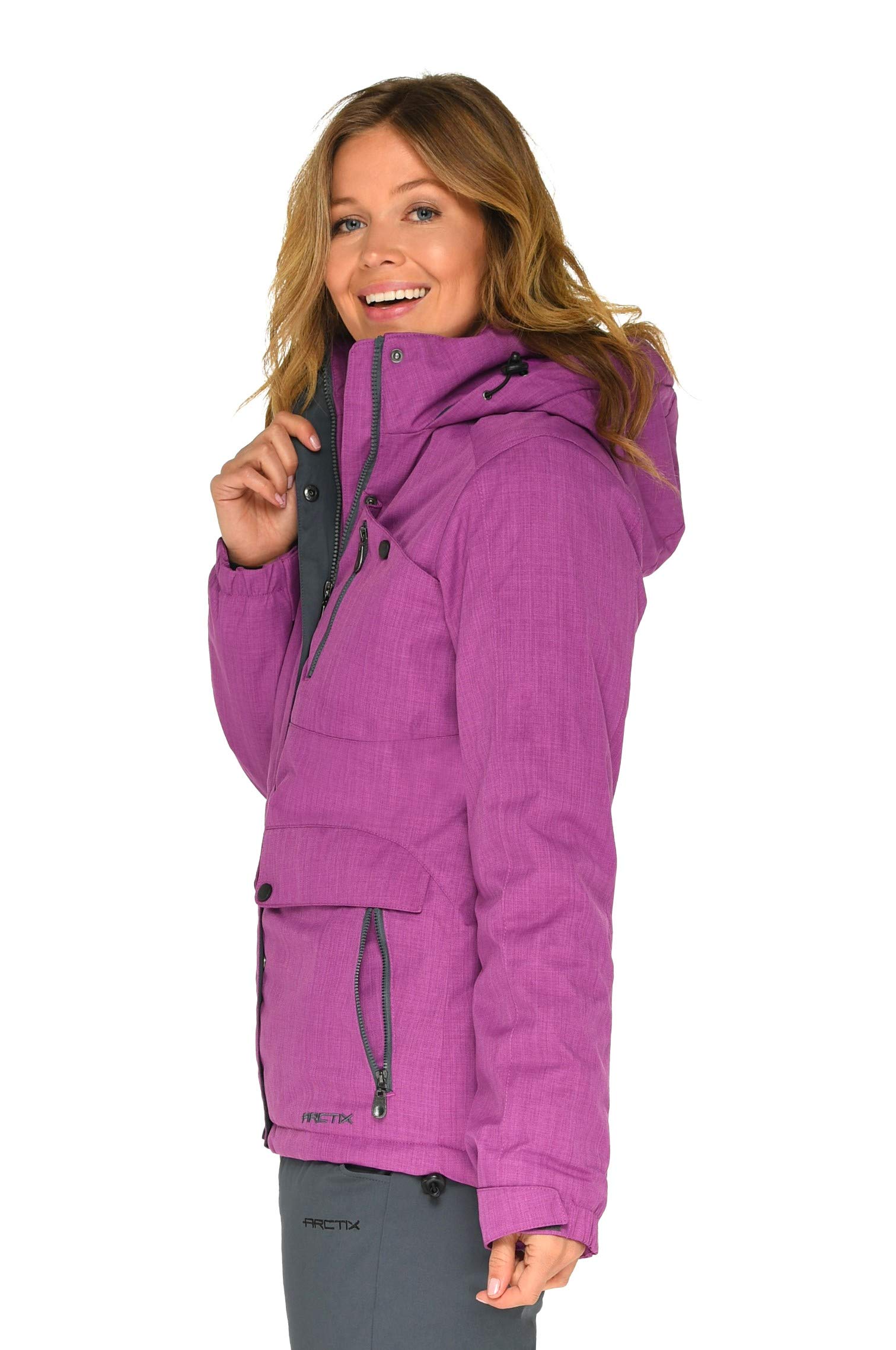 Arctix Women's Daybreak Insulated Jacket, Amethyst Melange, Medium