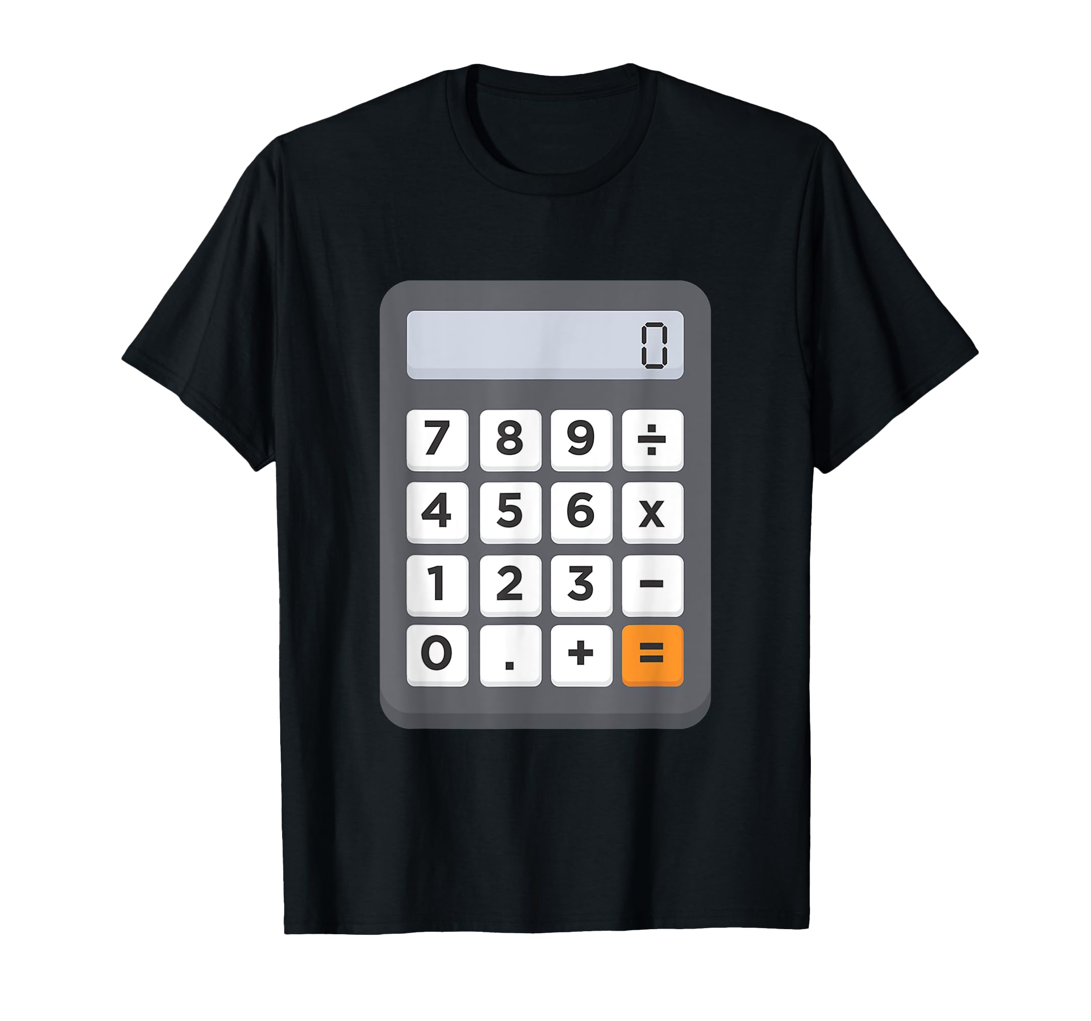 Funny Accountant Halloween Costume Outfit Math Calculator T-Shirt