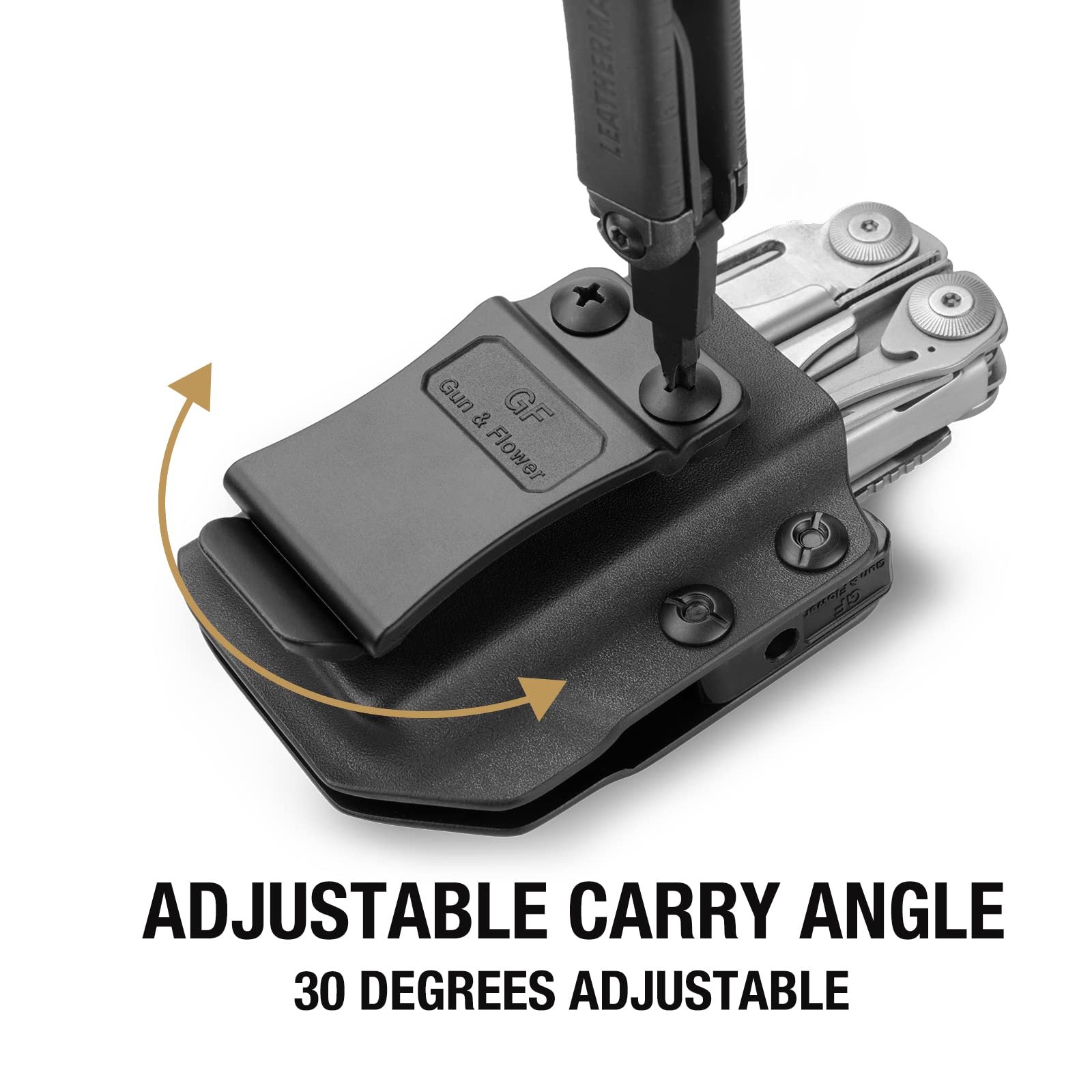 Kydex Multitool Sheath for LEATHERMAN Surge Heave Duty, Fits for LEATHERMAN Surge Multitool Sheath Pouch Case Holster, Multitool Not Included(Black)