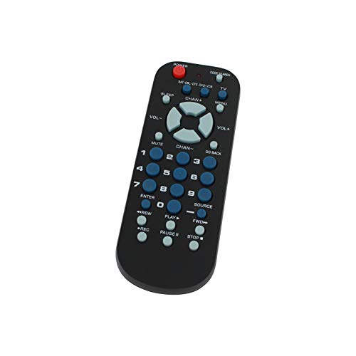 Replacement for RCA 3-Device Universal Remote Control Palm Sized - Works with Admiral TV - Remote Code 0093, 0463