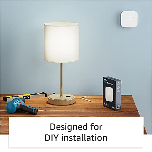 Certified Refurbished Amazon Smart Thermostat β ENERGY STAR certified, DIY install, Works with Alexa β C-wire required