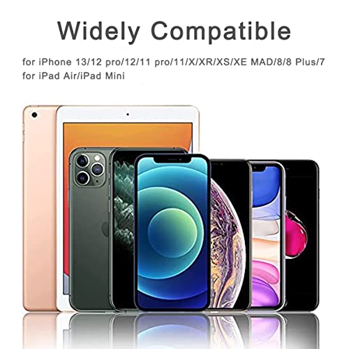 for iPhone Earbuds with Lightning Wired Headphones [Apple MFI Certified] Earbuds Earphones Wired Stereo Sound with Microphone and Volume Control Compatible with iPhone 13/12/11/XR/XS/X/8/8P/7/7P