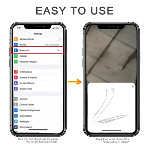 for iPhone Earbuds with Lightning Wired Headphones [Apple MFI Certified] Earbuds Earphones Wired Stereo Sound with Microphone and Volume Control Compatible with iPhone 13/12/11/XR/XS/X/8/8P/7/7P