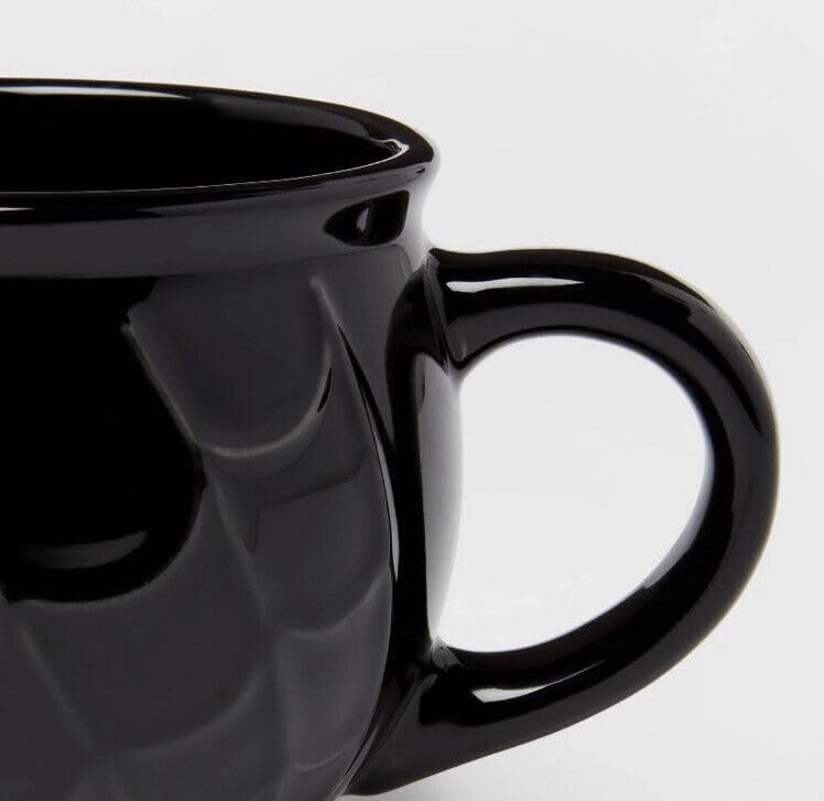 Dwellacy Black Spider Web and Spiders Witch Cauldron Halloween Mug Spooky Spiderweb Víspera de Todos los Santos
