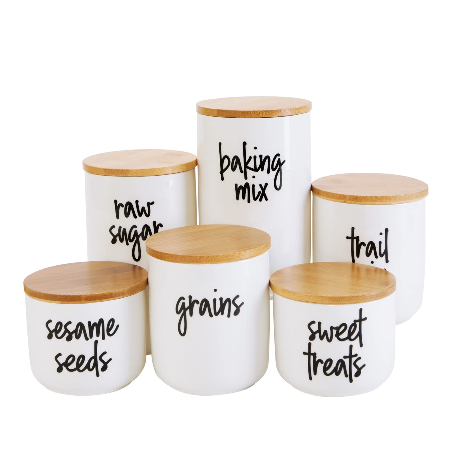 Talented Kitchen 158 Pieces Food Storage Labels for Glass Kitchen Containers, Preprinted Black Script on Clear Stickers for Fridge, Freezer, Pantry Organization (Water Resistant)