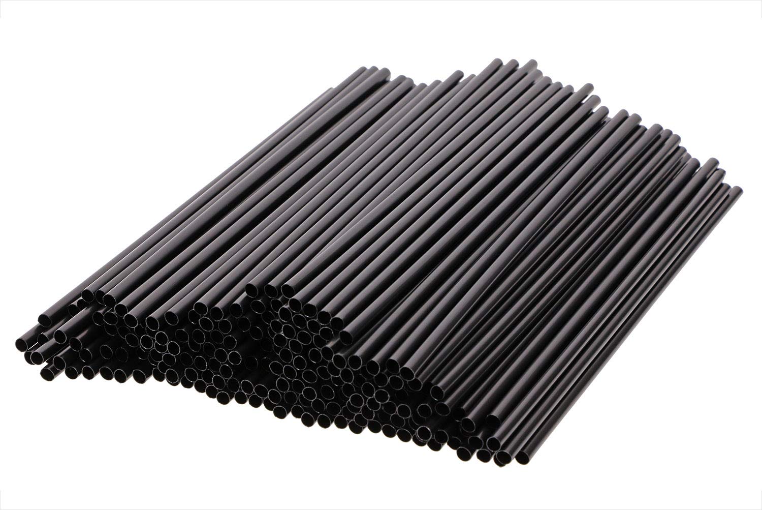 Tupalizy 200PCS Black Plastic Straws Drinking Coffee Stirrers for Wedding Coffee Sip Stir Sticks for Cocktail Tea Chocolate Hot Water Cold Drinks Cups Travel Mugs Crafts Home Bars, 7.87inch