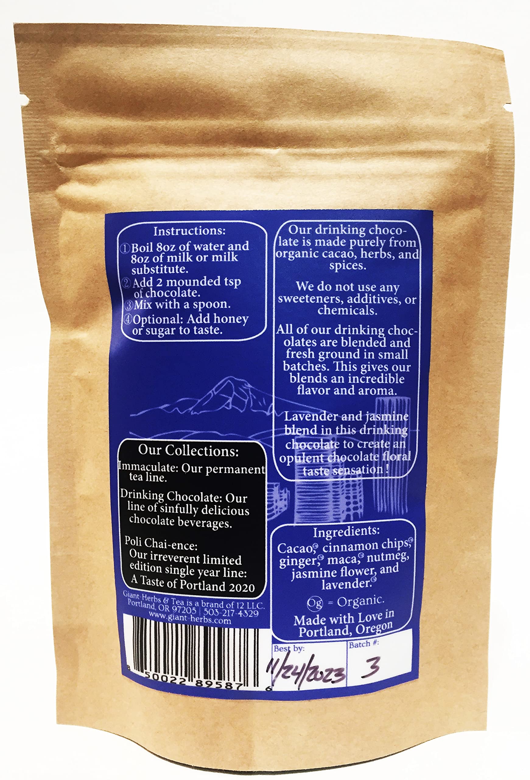 Giant-Herbs & Tea Lavender Jasmine Drinking Chocolate