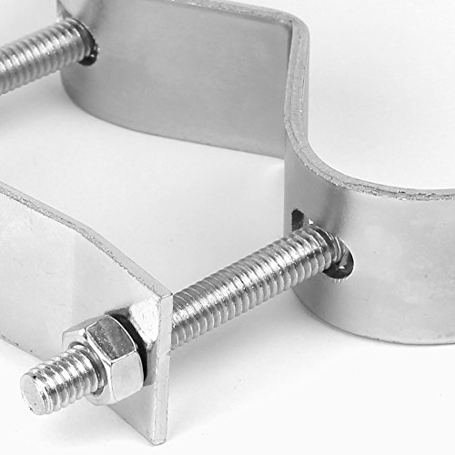 Skywalker 3β Heavy-Duty Double Wall Mount Pair for TV Antenna Mast with (2) Brackets & Lag Bolts