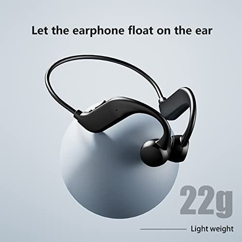 Bluetooth Headphones Open Ear Headphones Bluetooth 5.2 Sports Wireless Earphones with Built-in Mic,Sweat Resistant Headset for Cycling,Running,Hiking