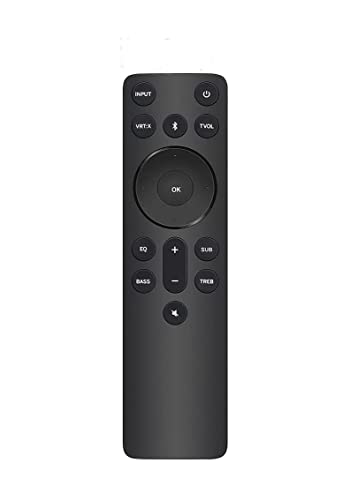 New Bluetooth Replacement Remote fit for Vizio 2.1 5.1 Home Theater Sound Bar, Vizio M, V, P-Series Home Audio Sound System, Vizio Channel Soundbar System with Subwoofer