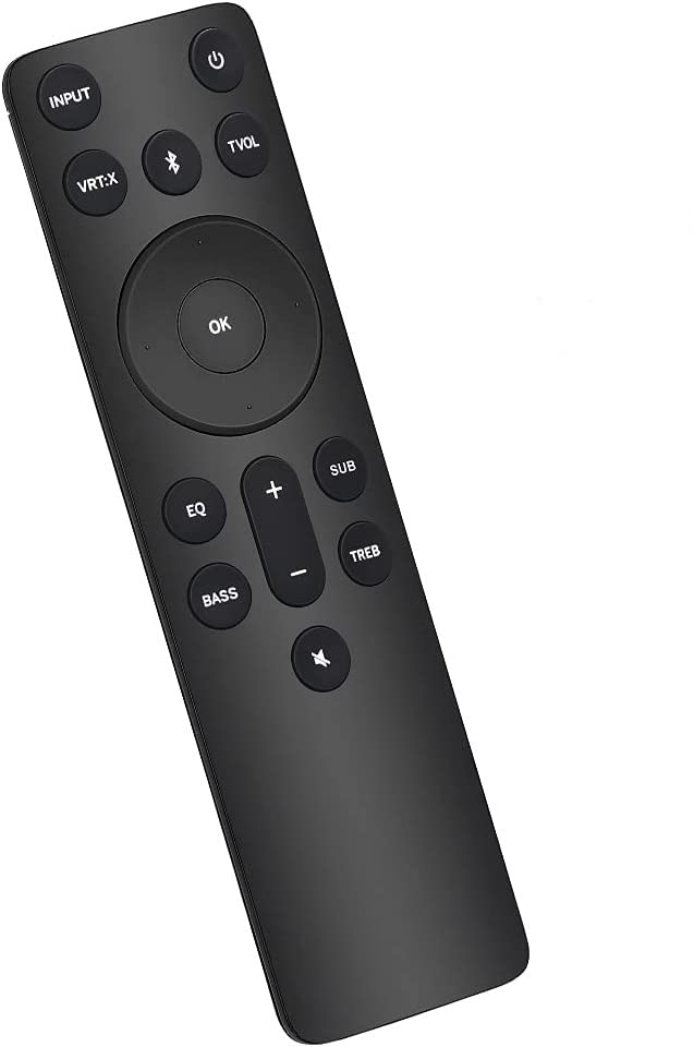 New Bluetooth Replacement Remote fit for Vizio 2.1 5.1 Home Theater Sound Bar, Vizio M, V, P-Series Home Audio Sound System, Vizio Channel Soundbar System with Subwoofer