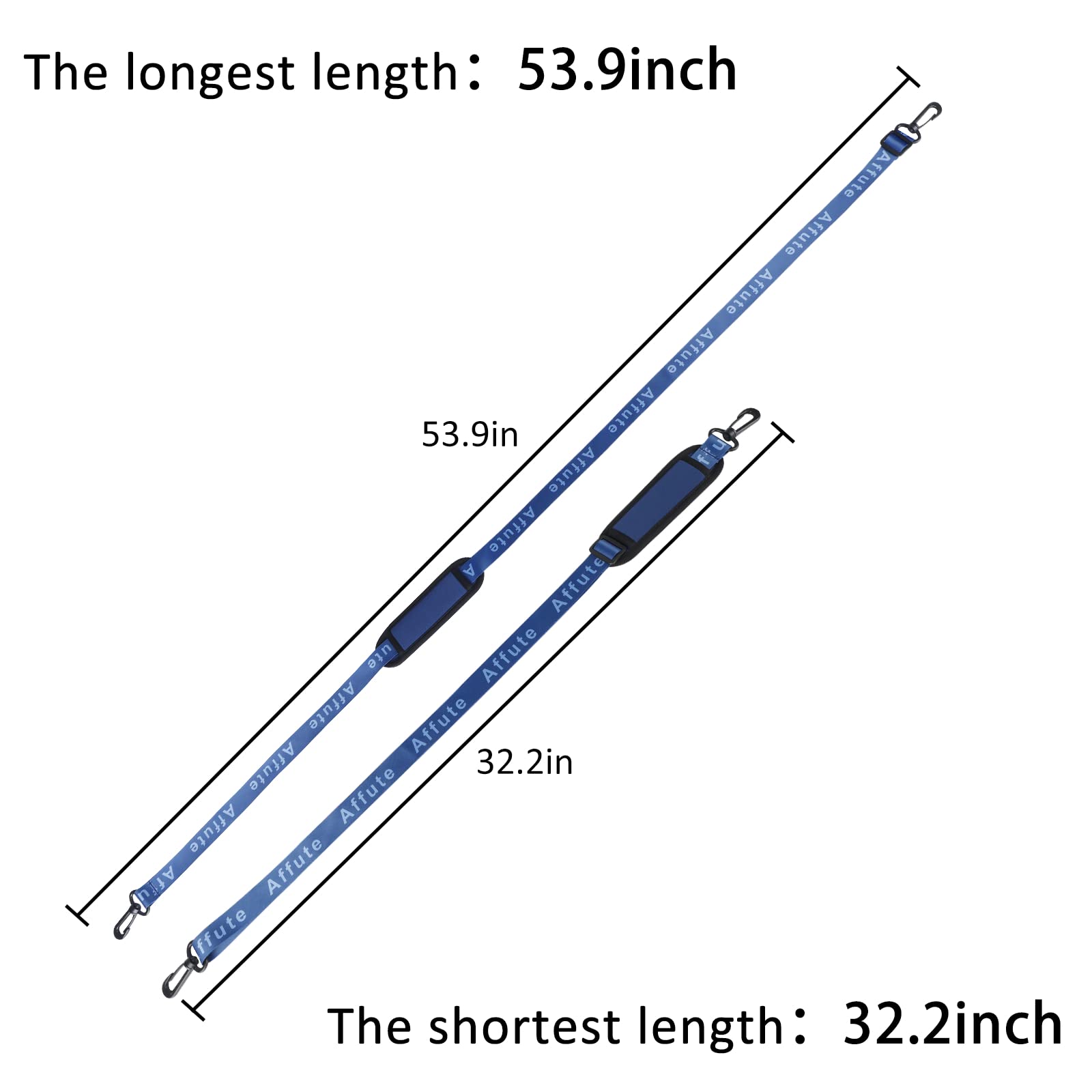 Affute Water Bottle Carrier Bag for 12-40 oz Bottles, with Adjustable Shoulder Strap,2 Pockets, Walking Camping Hiking Daypacks (RoyalBlue)