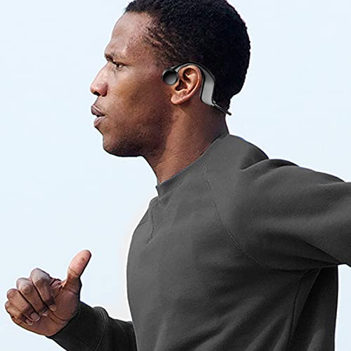 Bluetooth Headphones Open Ear Headphones Bluetooth 5.2 Sports Wireless Earphones with Built-in Mic,Sweat Resistant Headset for Cycling,Running,Hiking