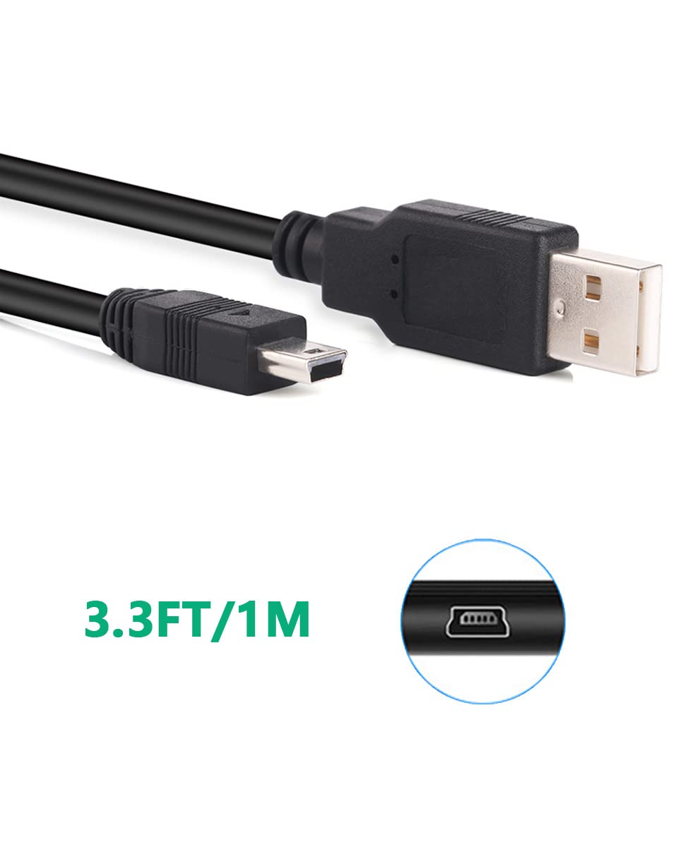3Ft USB Power Charger Cable Wall Ac Adapter for Texas Instruments Calculators TI-84 Plus CE Graphing Calculator TI-84 Plus C Silver Edition TI 89 Titanium TI Nspire CX CAS Calculator Charging Cord