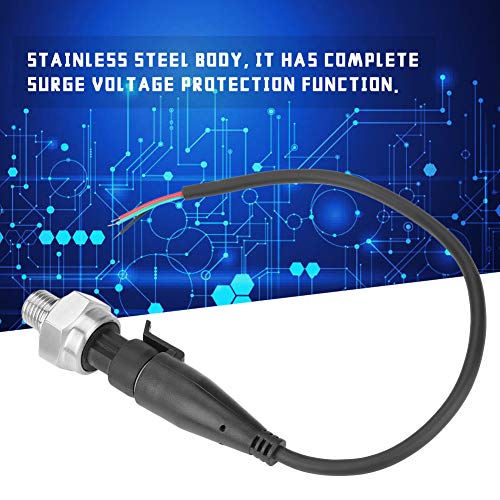 Pressure Transducer Senso Pressure Gauge Transduce Input 5V Output 0.5 to 4.5V 0 to 5V for Water Gas Oil Analog Sensor (0-10PSI)