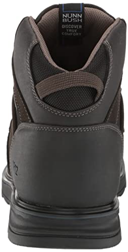 Nunn Bush Men's Luxor Waterproof Plain Toe Chukka Boot, Charcoal, 10.5 Wide