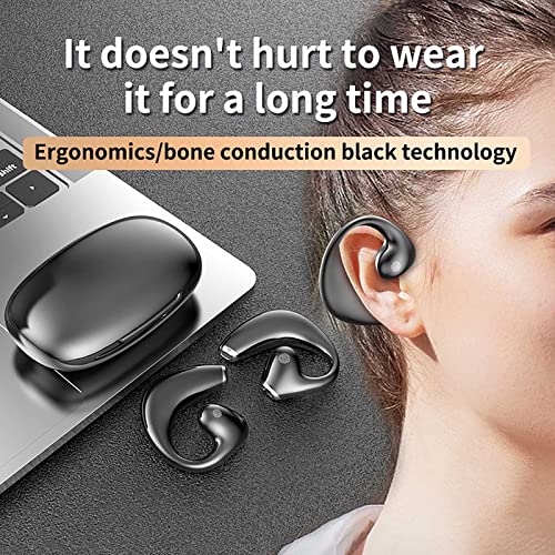 True Wireless Bone-Conduction Bluetooth Headset 5.3 No in Ear Ear HiFi Audio Quality Dual HD Call 480H Long Endurance Can Not Be Thrown Off The Sports Head