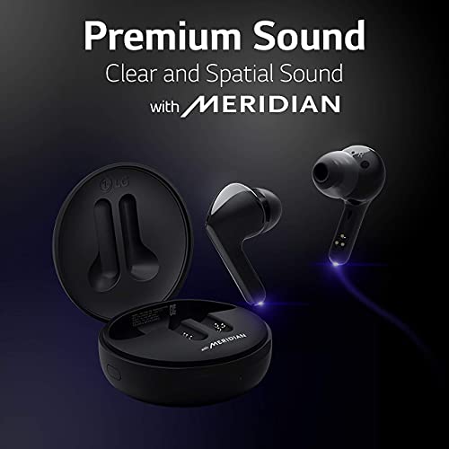 LG TONE Free HBS-FN6 Bluetooth Wireless Stereo Earbuds - Black (Renewed)