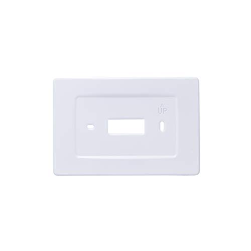 BLENKL Aluminum Decorative Wall Plate Mount for Emerson Sensi Smart Home WiFi Thermostat (Touch Screen, White)