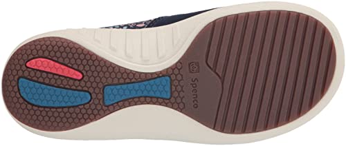 Spenco Women's Siesta Via Slide Clog, Peacoat Floral, 6
