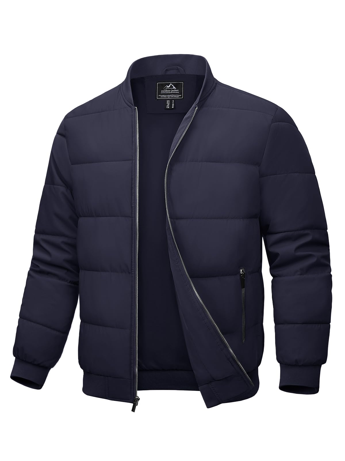 MAGNIVIT Mens Windbreaker Athletic Jacket Bomber Jackets Camping Outdoor Fall Jacket Oversize Jacket Mens Winter Jackets