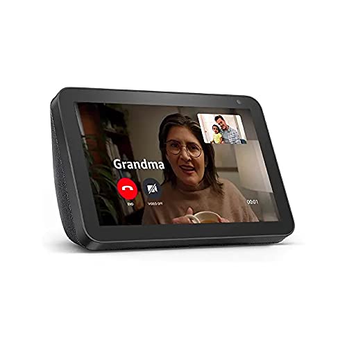 Echo Show 8 (1st Gen, 2019 release) -- HD smart display with Alexa â Unlimited Cloud Photo Storage â Digital Photo Display - Charcoal