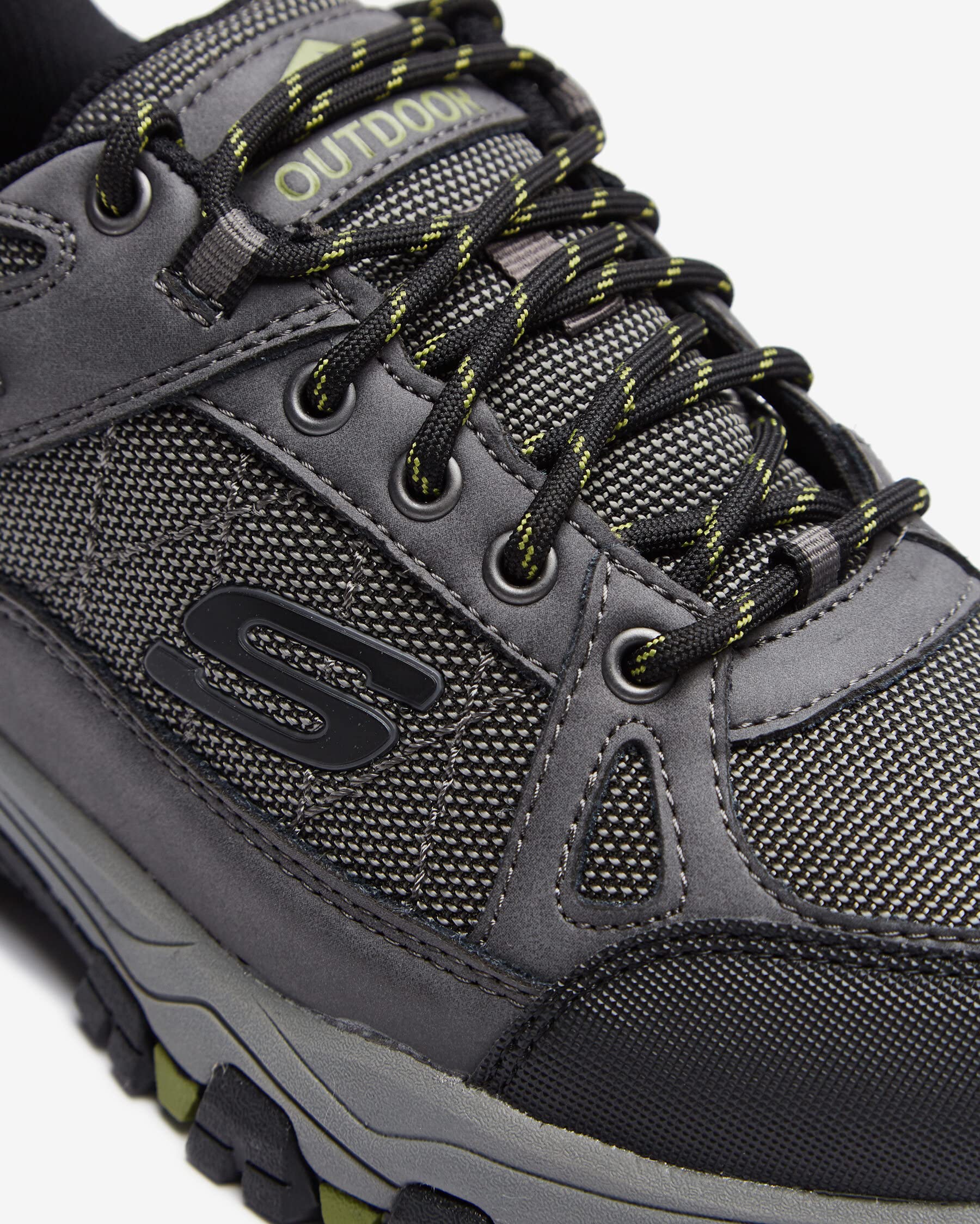 Skechers USA Men's Men's Selmen-Cormack Waterproof Low Profile Water Proof Lace Up with Cap Toe Oxford, Char, 13
