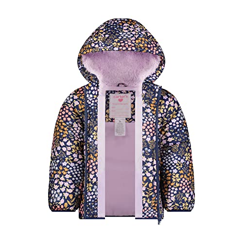 Carter's Baby Girl Winter Jacket, Ditsy Floral, 12 Months