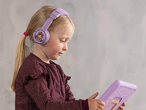 All-new Fire HD 8 Kids Tablet Bundle. Includes Fire HD 8 Kids Tablet | Purple & Made For Amazon PlayTime Volume Limiting Bluetooth Kids Headphones Age (3-7) | Purple
