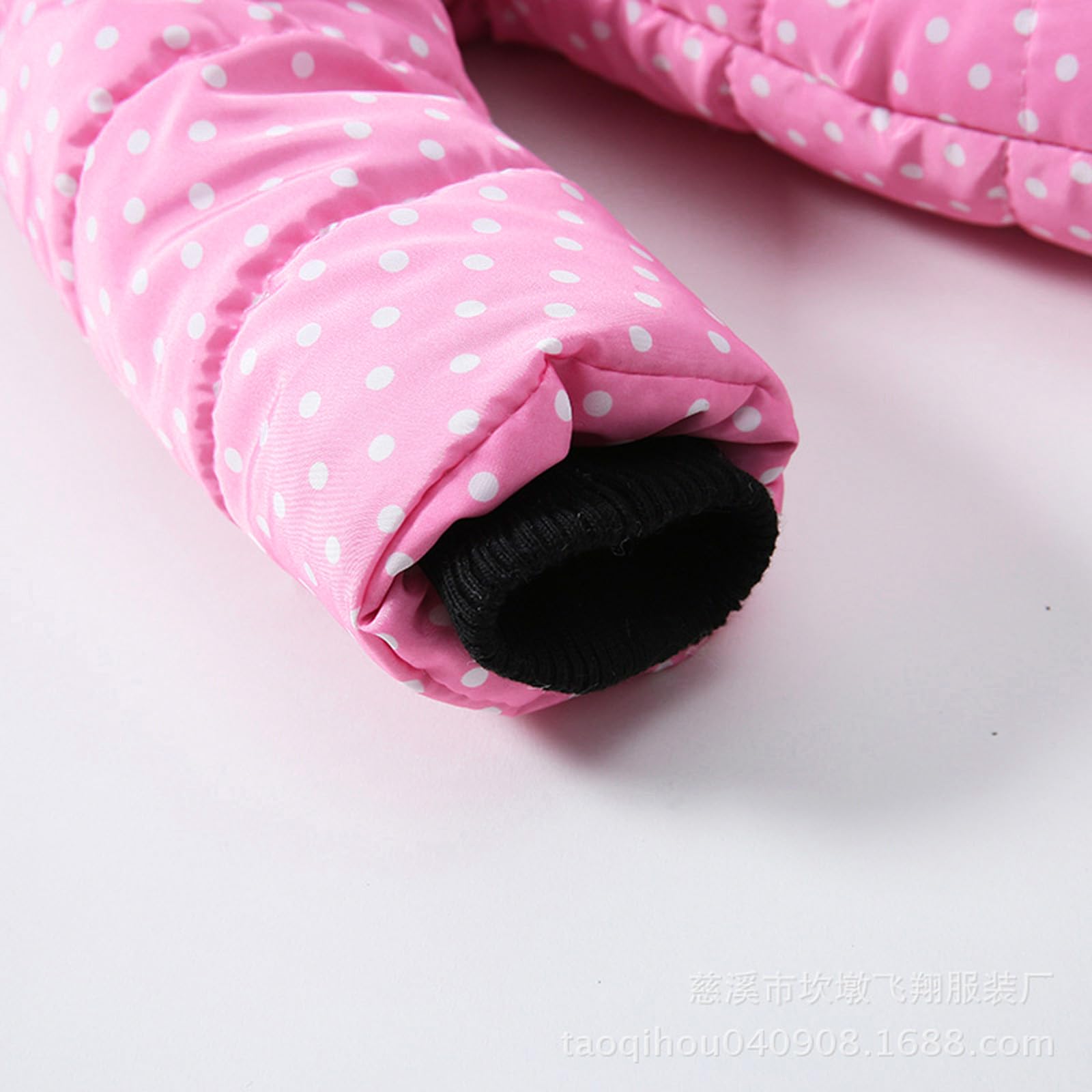 Girls Zip up Hoodie Jacket Hooded Warm Puffer Jacket Parka Coat Outwear with Pockets for Fall Winter Pink