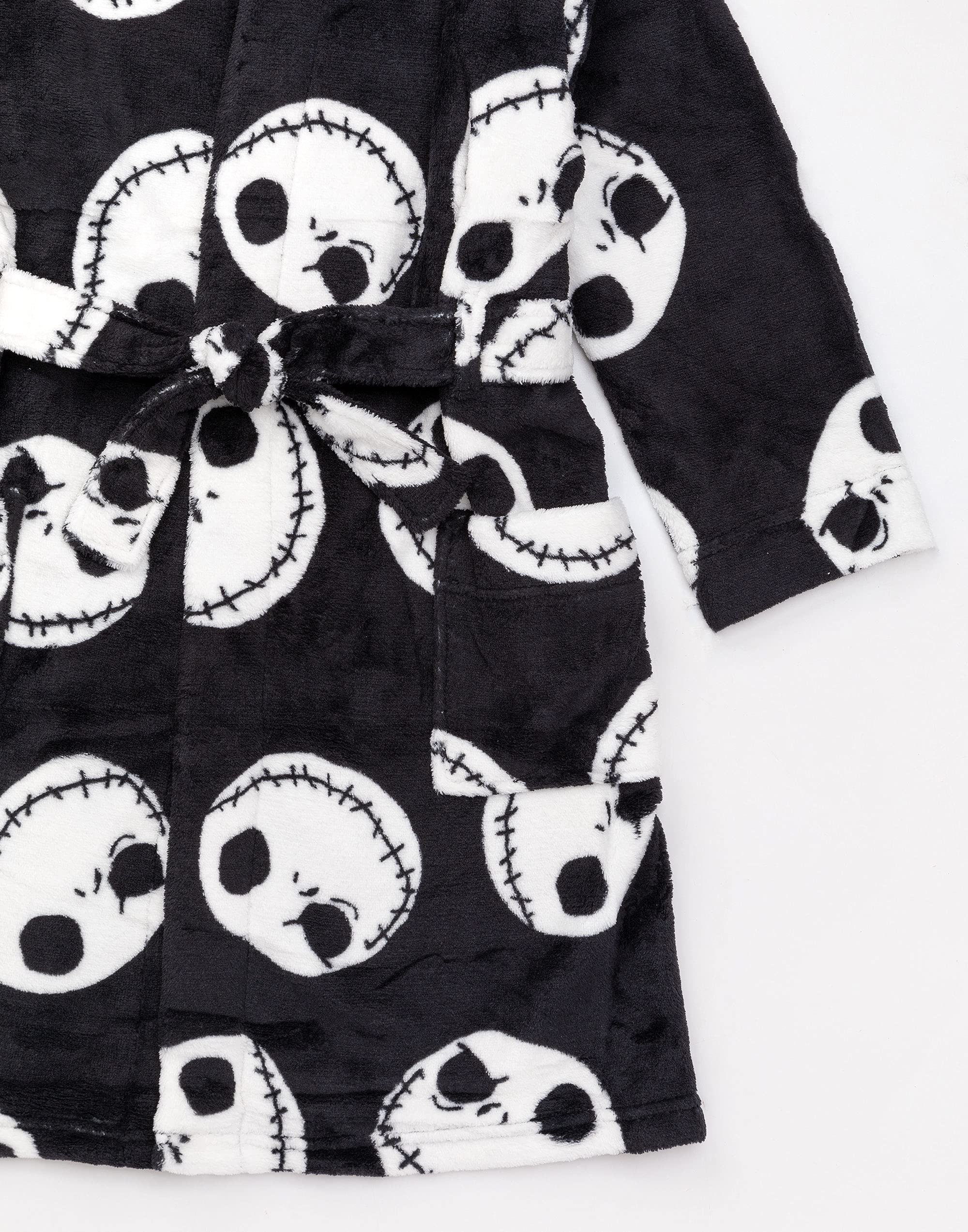 Disney The Nightmare Before Christmas Dressing Gown Kids Black Pjs Bathrobe 11-12 Years